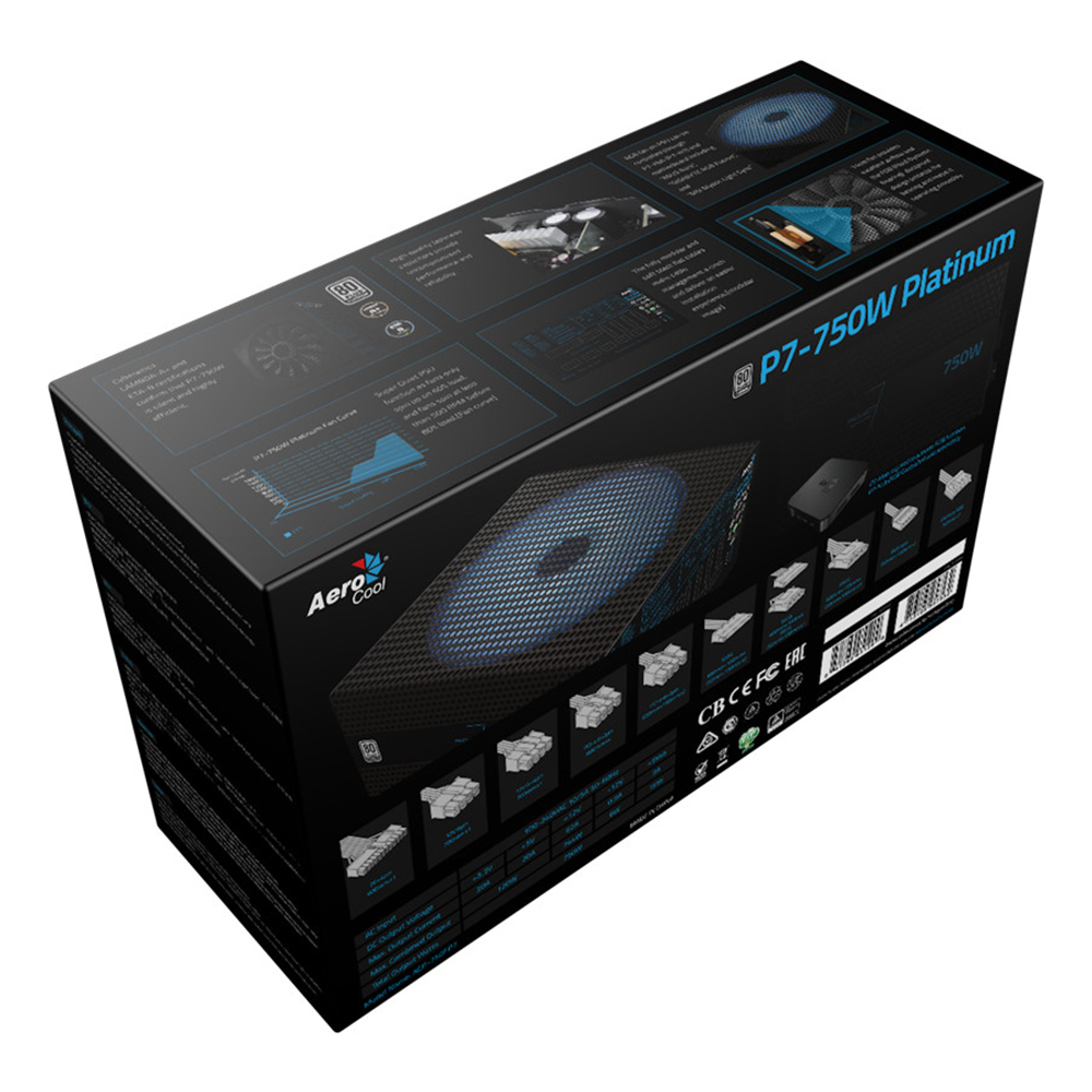 NGUỒN AEROCOOL P7 - 750W - 80 PLUS PLATINUM - FULL MODULAR Chính Hãng ...