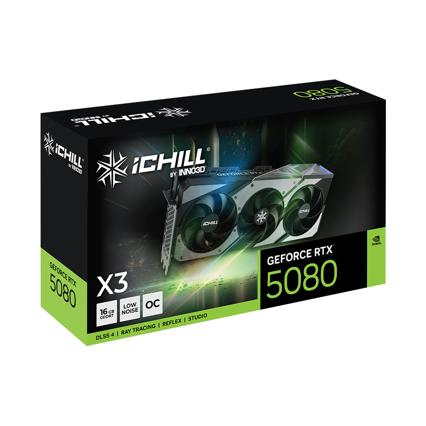 VGA INNO3D GeForce RTX 5080 ICHILL X3 Chính Hãng | Giá Tốt