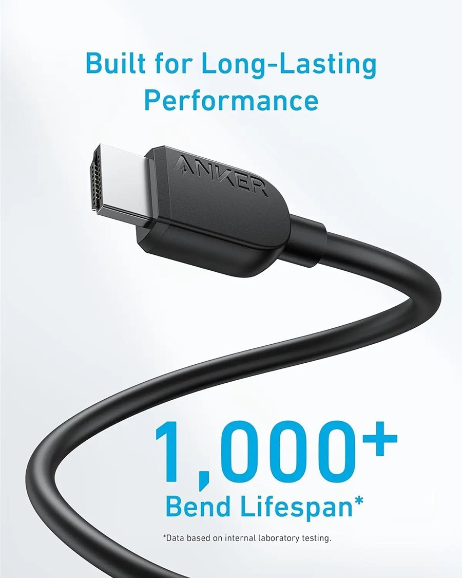 Cáp Anker A8742 DMI Adapter Cable 8K@60Hz (Dài 1.8m)