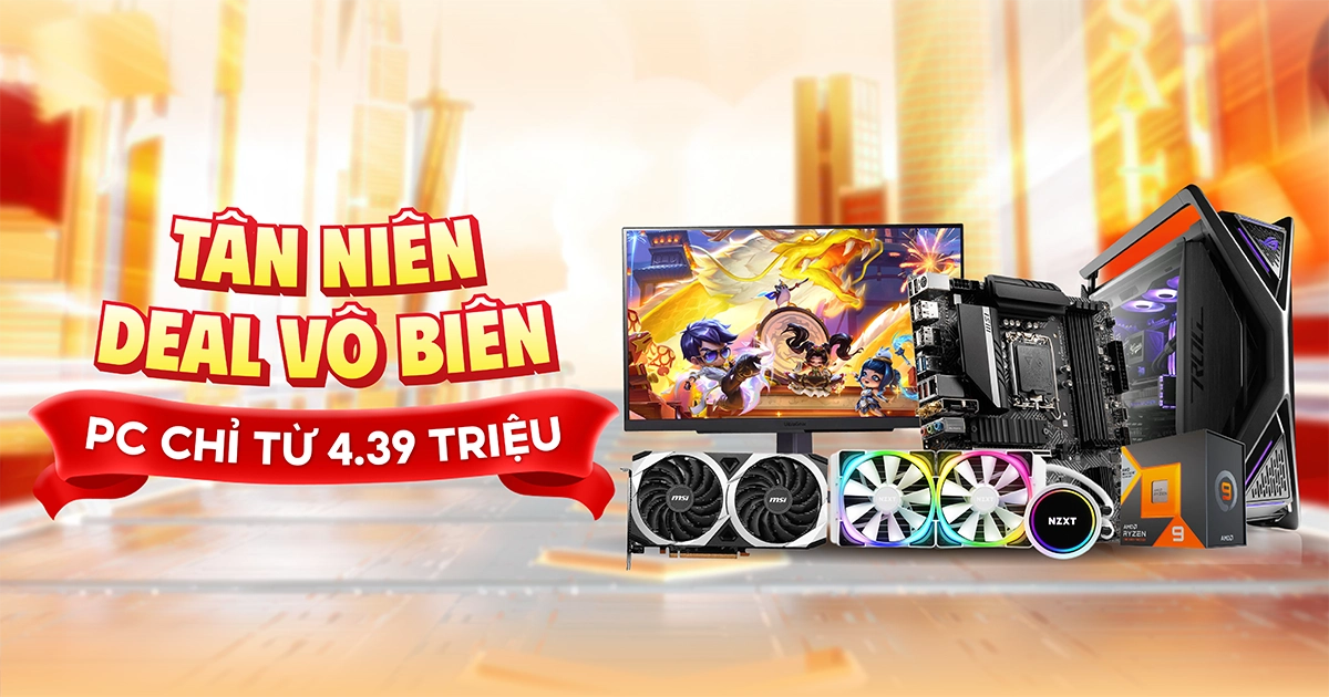 BUILD PC ƯU ĐÃI LÊN ĐẾN 4.5 TRIỆU | Nguyễn Vũ Store