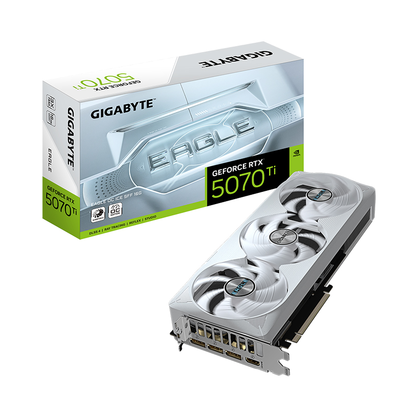 VGA GIGABYTE RTX 5070 Ti 16G EAGLE OC ICE SFF