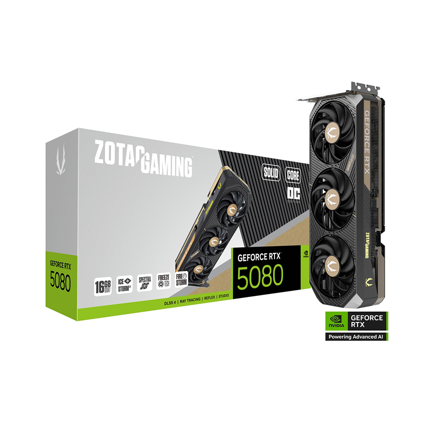 VGA ZOTAC RTX 5080 SOLID CORE OC Chính Hãng | Giá Tốt