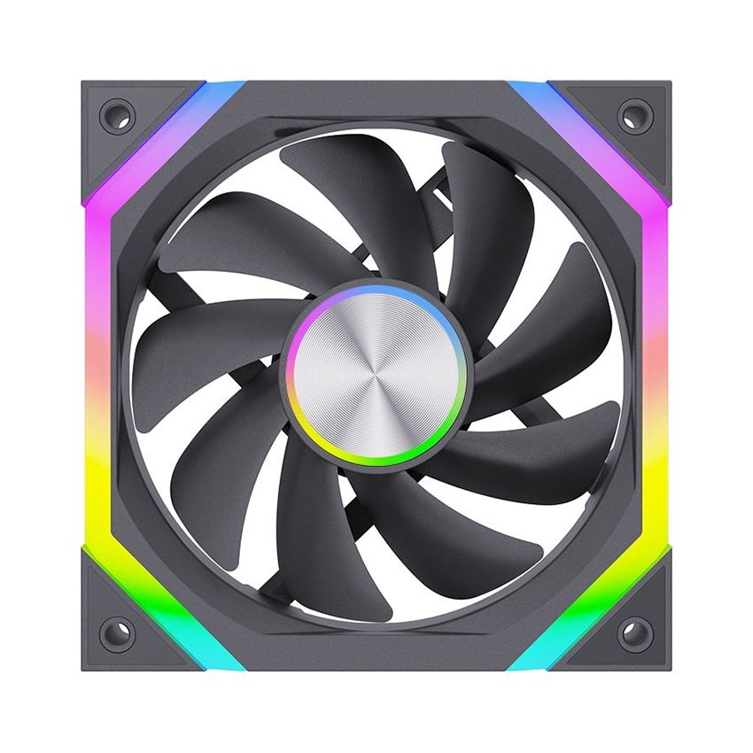 Quạt Tản Nhiệt Magic Snowman F-129 ARGB (Black, Fan Ngược)