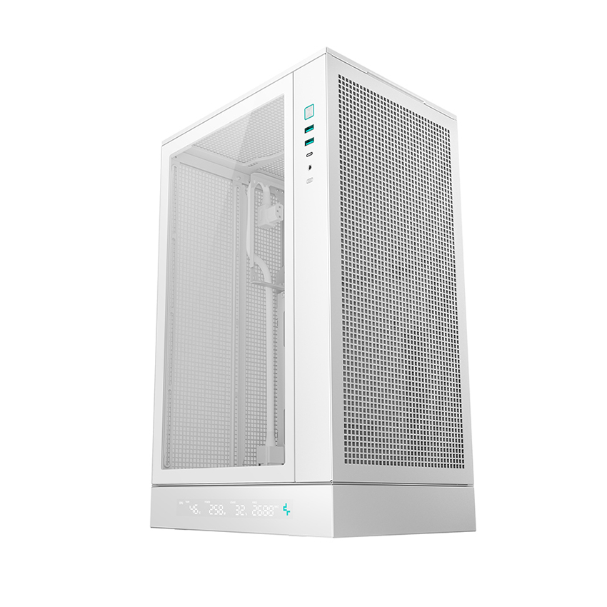 Vỏ Case Deepcool CH270 DIGITAL WH M-ATX