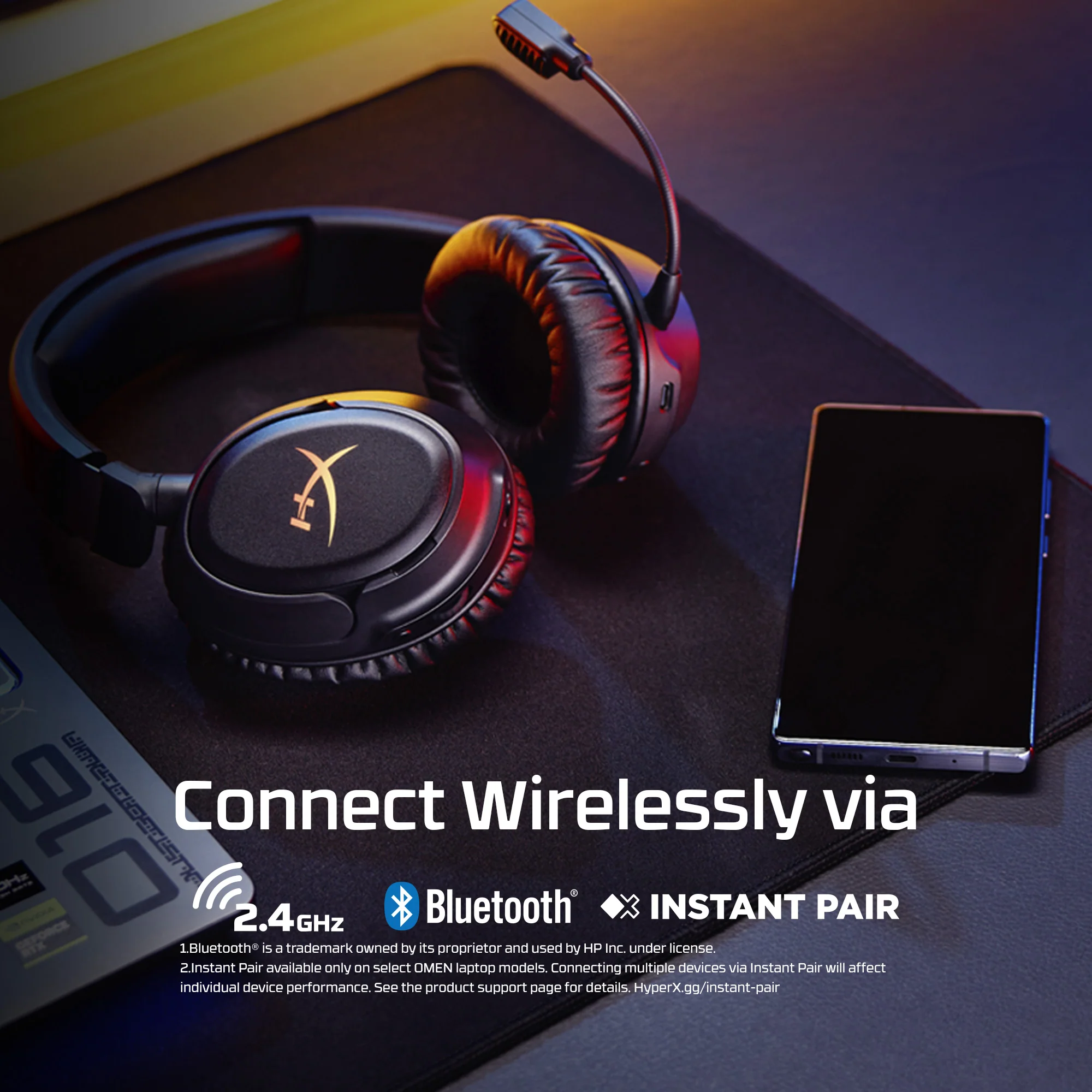 Tai Nghe HyperX Cloud Flight 2 Wireless - White (B5VC5AA) | Giá Tốt Tháng 4