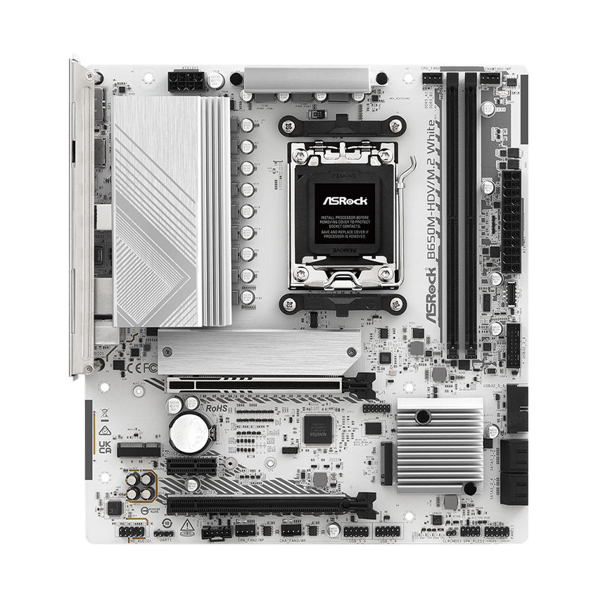 Mainboard ASRock B650M-HDV/M.2 White (Chipset AMD B650, Socket AM5 ...