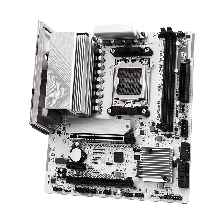 Mainboard ASRock B650M-HDV/M.2 White (Chipset AMD B650, Socket AM5 ...