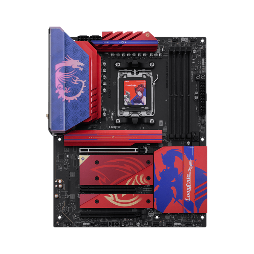 Mainboard MSI B850 MLG EDITION (Chipset INTEL B850, Socket AMD AM5, 4 X ...