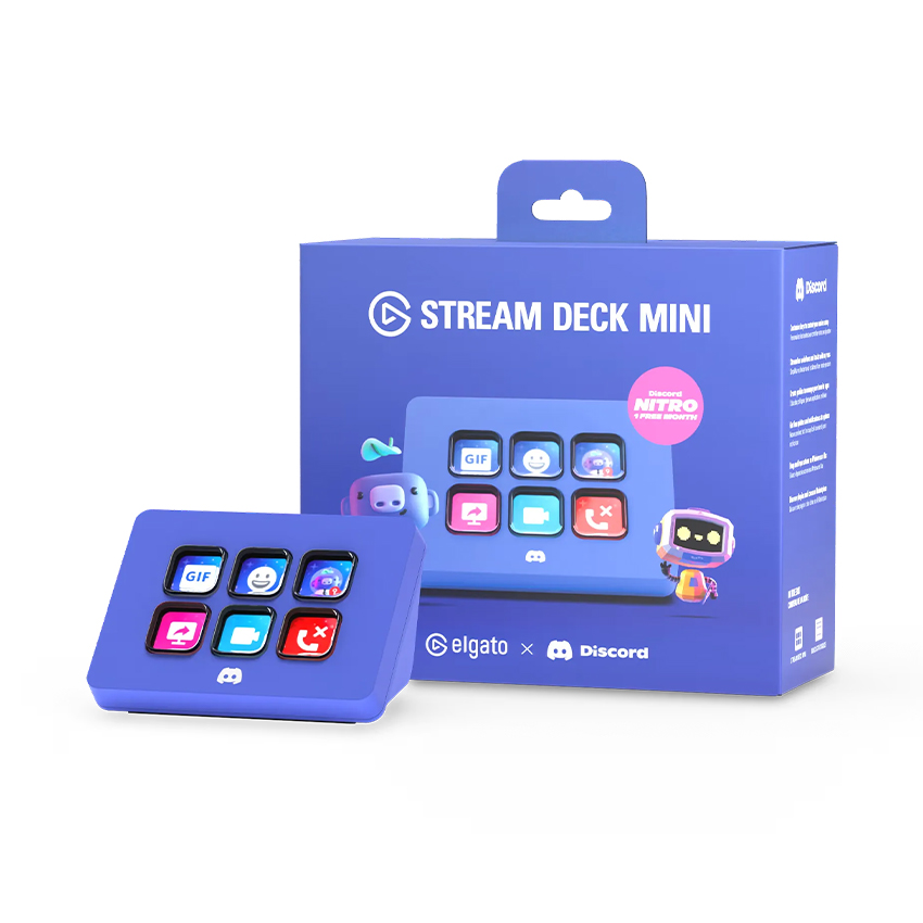 Thiết Bị Stream Elgato Stream Deck Mini - Discord Edition (10GAI9931)