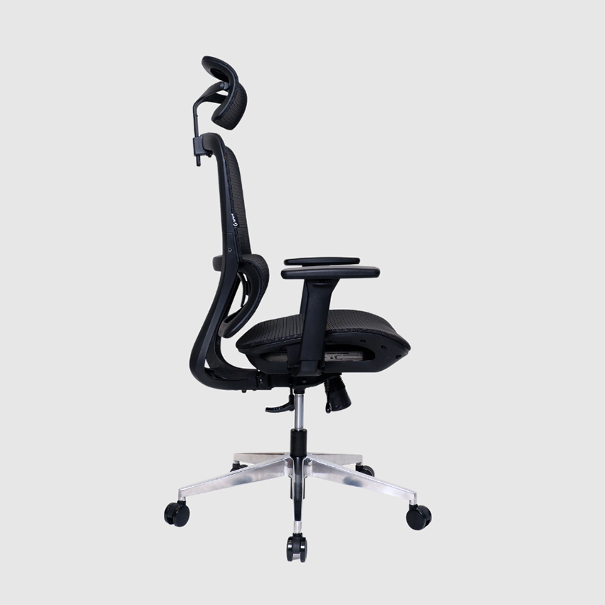Ghế Công Thái Học Gami Lum2 Bản Tay 2D (Đen) Chính Hãng