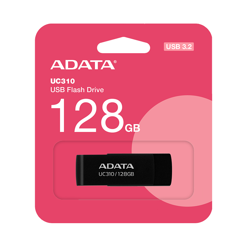 USB ADATA UC310 3.2 Gen 1 128GB Black (UC310-128G-RBK)