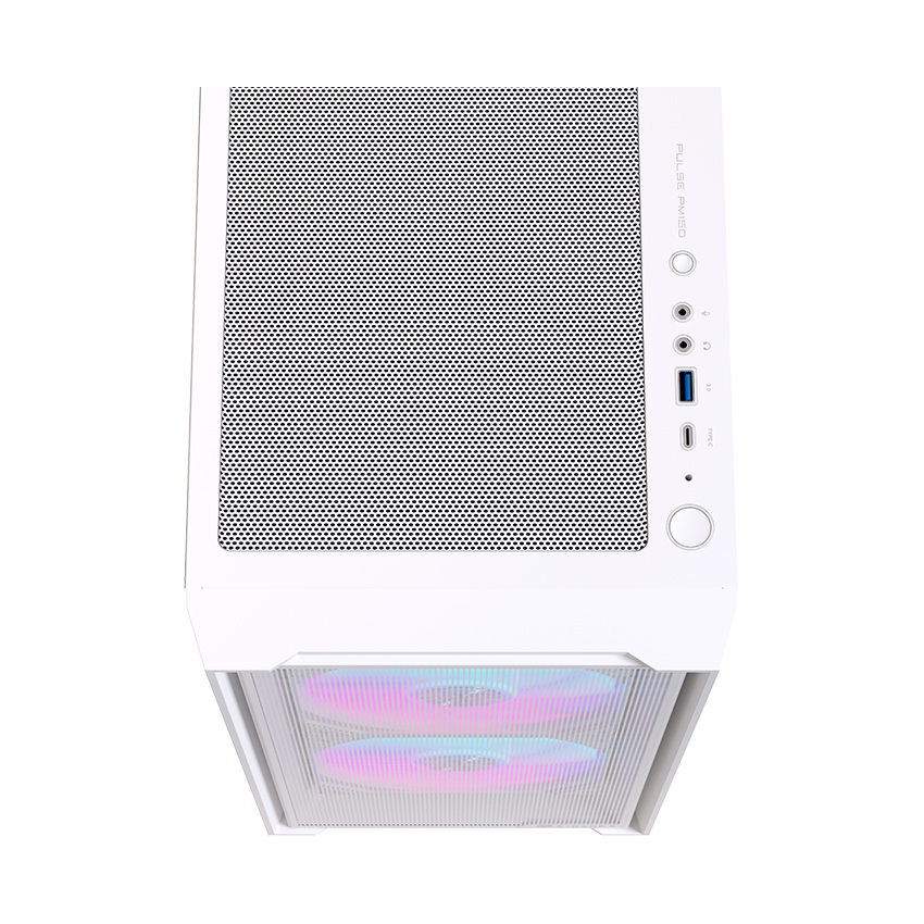 Vỏ Case EINAREX PM150 RGB White (Mini Tower/ M-ATX)