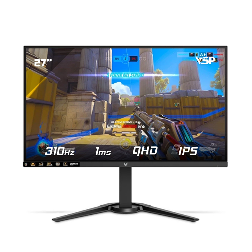 Màn Hình VSP G2730QS1 27 Inch 2K QHD IPS 310Hz 1ms Đen