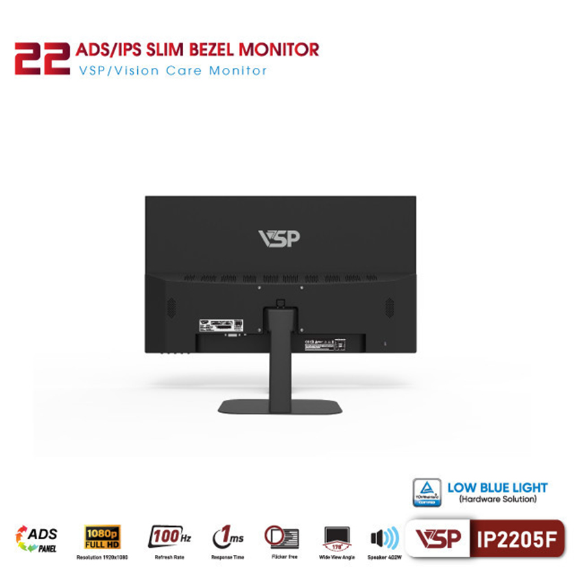 Màn Hình VSP IP2205F 21.4 Inch FHD IPS 100Hz 1ms Đen