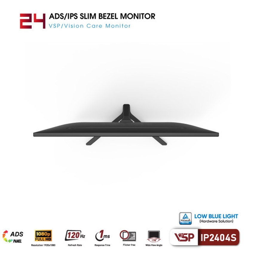 Màn Hình VSP IP2404S 24 Inch FHD IPS 120Hz 1ms Đen