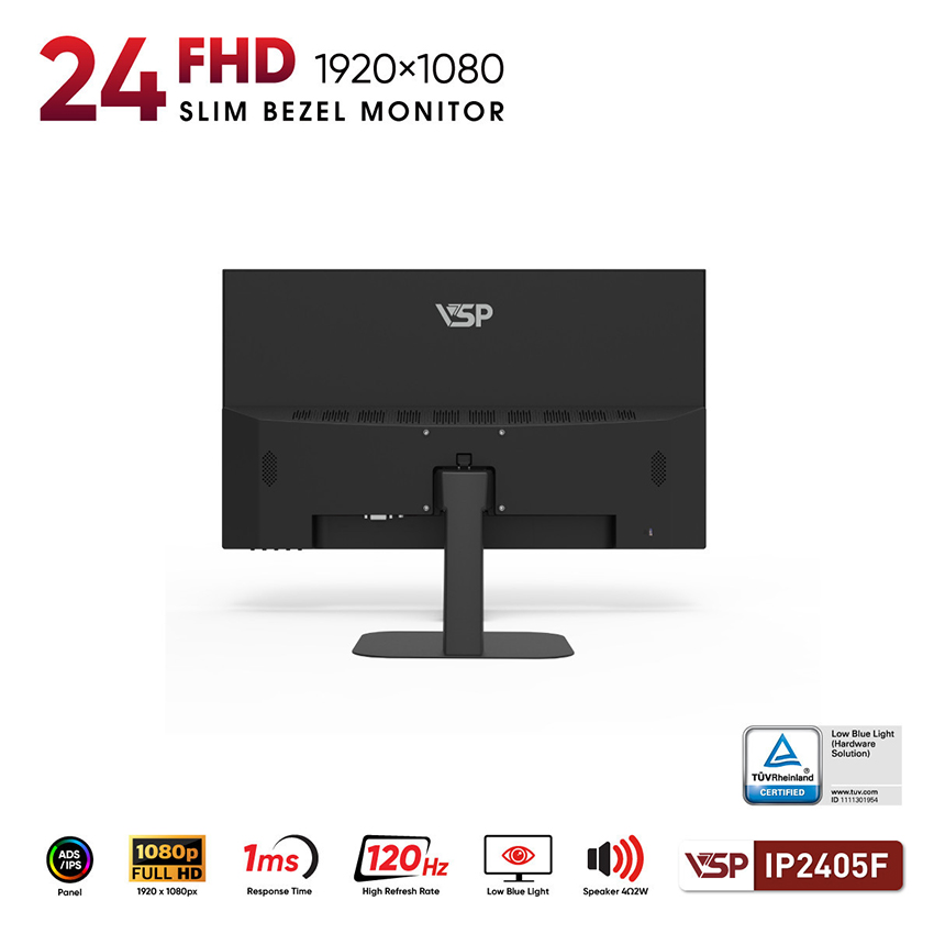 Màn Hình VSP IP2405F 24 Inch FHD IPS 120Hz 1ms Đen