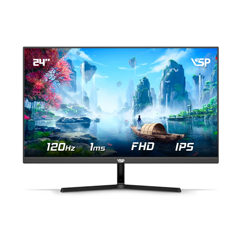 Màn Hình VSP IP2408SG 24 Inch FHD IPS 120Hz 1ms Đen